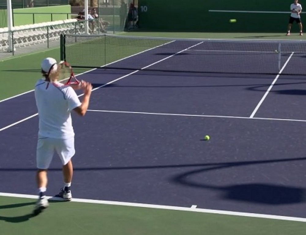 David Nalbandian Forehand, Backhand and Serve - Indian Wells 2013 - BNP ...