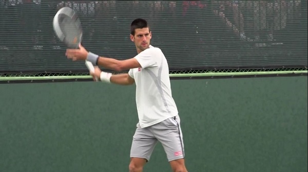 Novak Djokovic Forehand and Backhand 3 - Indian Wells 2013 - BNP Paribas Open