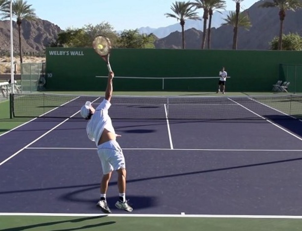 David Nalbandian Forehand, Backhand and Serve - Indian Wells 2013 - BNP ...