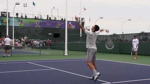 Novak Djokovic Forehand, Backhand and Volley 2 - Indian Wells 2013 - BNP Paribas Open