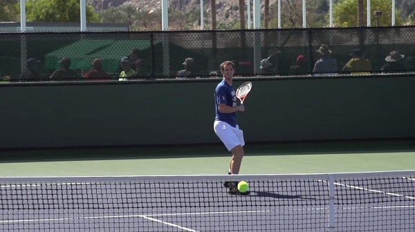 Andy Murray in Super Slow Motion - Forehand Backhand Serve - BNP ...