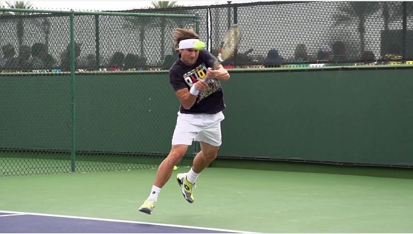 David Ferrer Backhand In Super Slow Motion 3 - Indian Wells 2013 - BNP ...