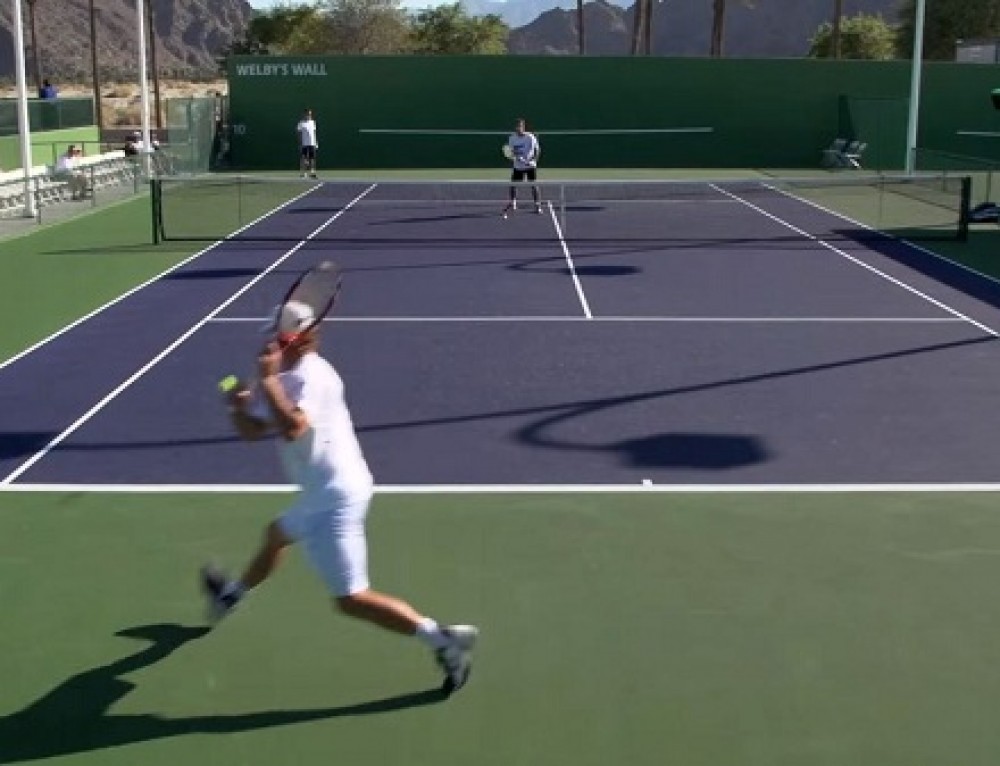 David Nalbandian Forehand and Backhand - Indian Wells 2013 - BNP ...