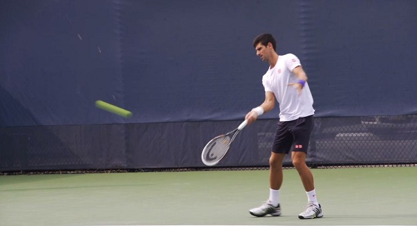 Novak Djokovic Forehand and Backhand 3 - 2013 Cincinnati Open