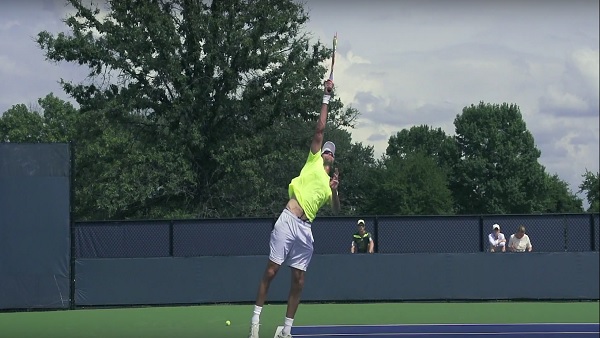 Ivo Karlovic in Super Slow Motion | Serve #1 | Western & Southern Open ...