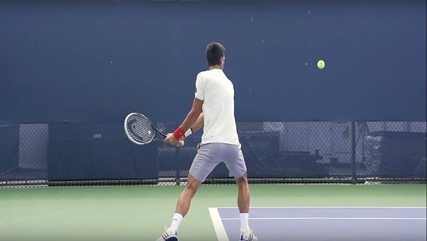 Novak Djokovic in Super Slow Motion | Forehand and Backhand #1 ...