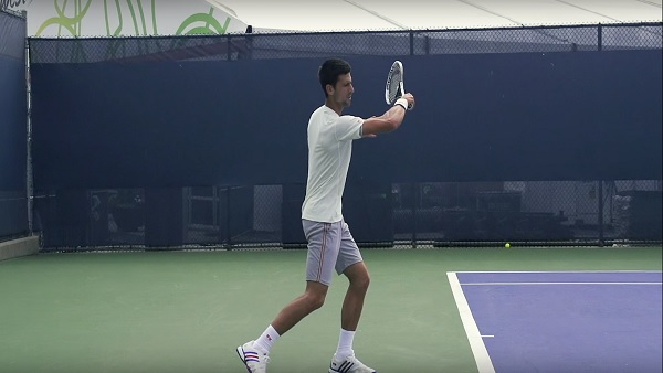 Novak Djokovic in Super Slow Motion | Forehand #1 | Western & Southern ...